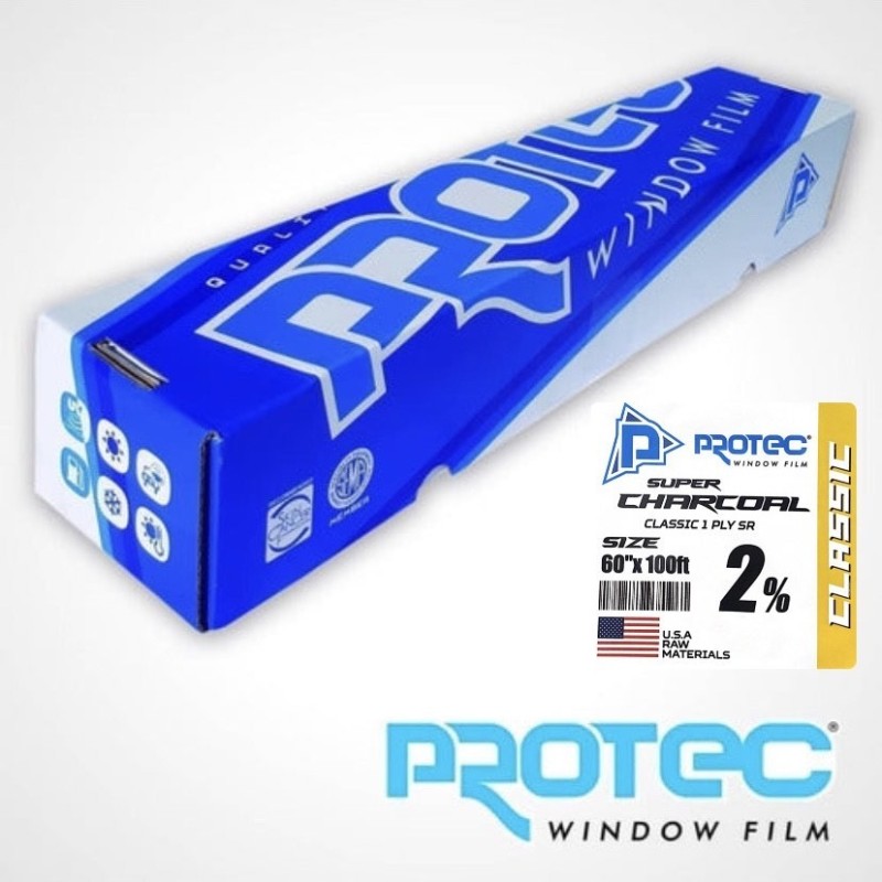 Lámina Polarizado Protec Classic 2% - Rollo Completo